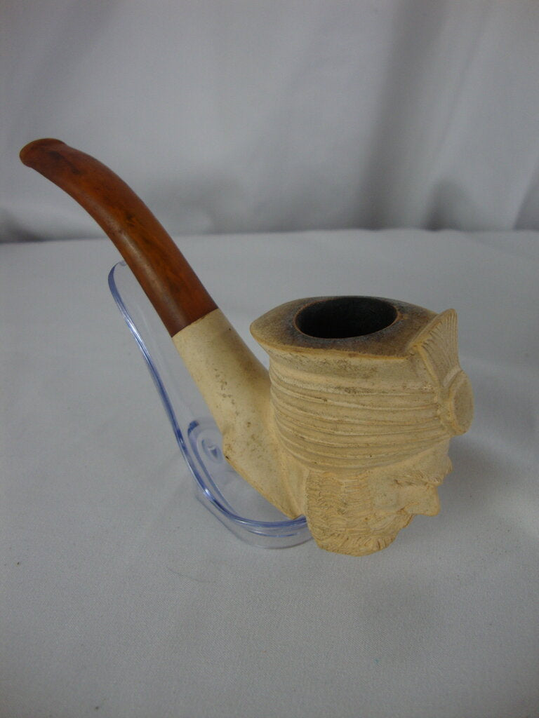 Vintage Sultan Murat Meerschaum Turkey Hand Carved Tobacco Pipe Smoked ...