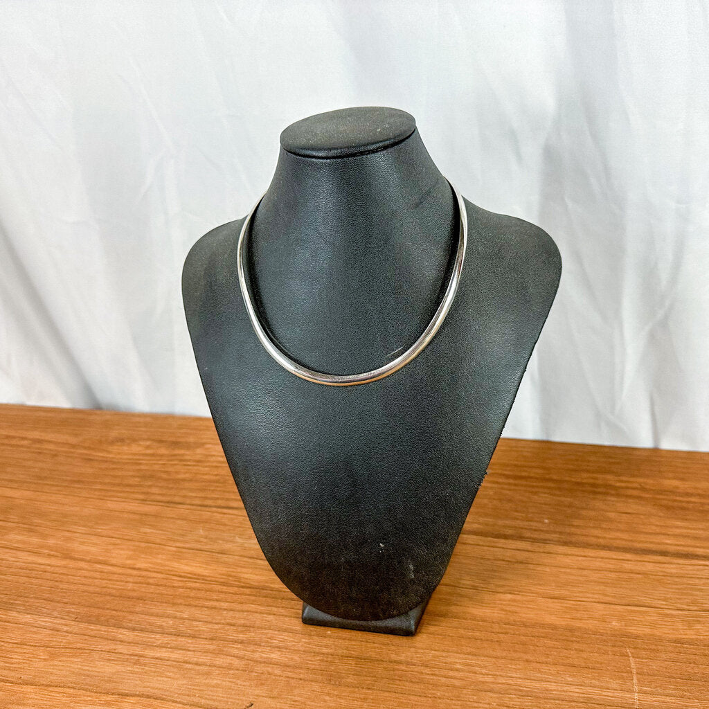 Vintage MR Sterling Solid Sterling Silver Choker Band – Standpipe Antiques