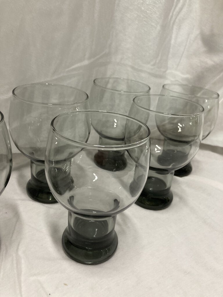 Cocktail Glass, Libbey Smoke Stax – Standpipe Antiques